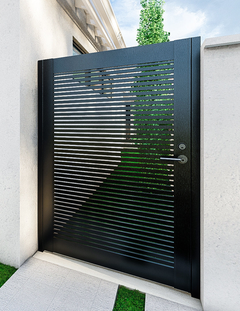 Alumission Aluminum Gate Kit. Powder Coated (Side Gate/Yard Gate) San ...