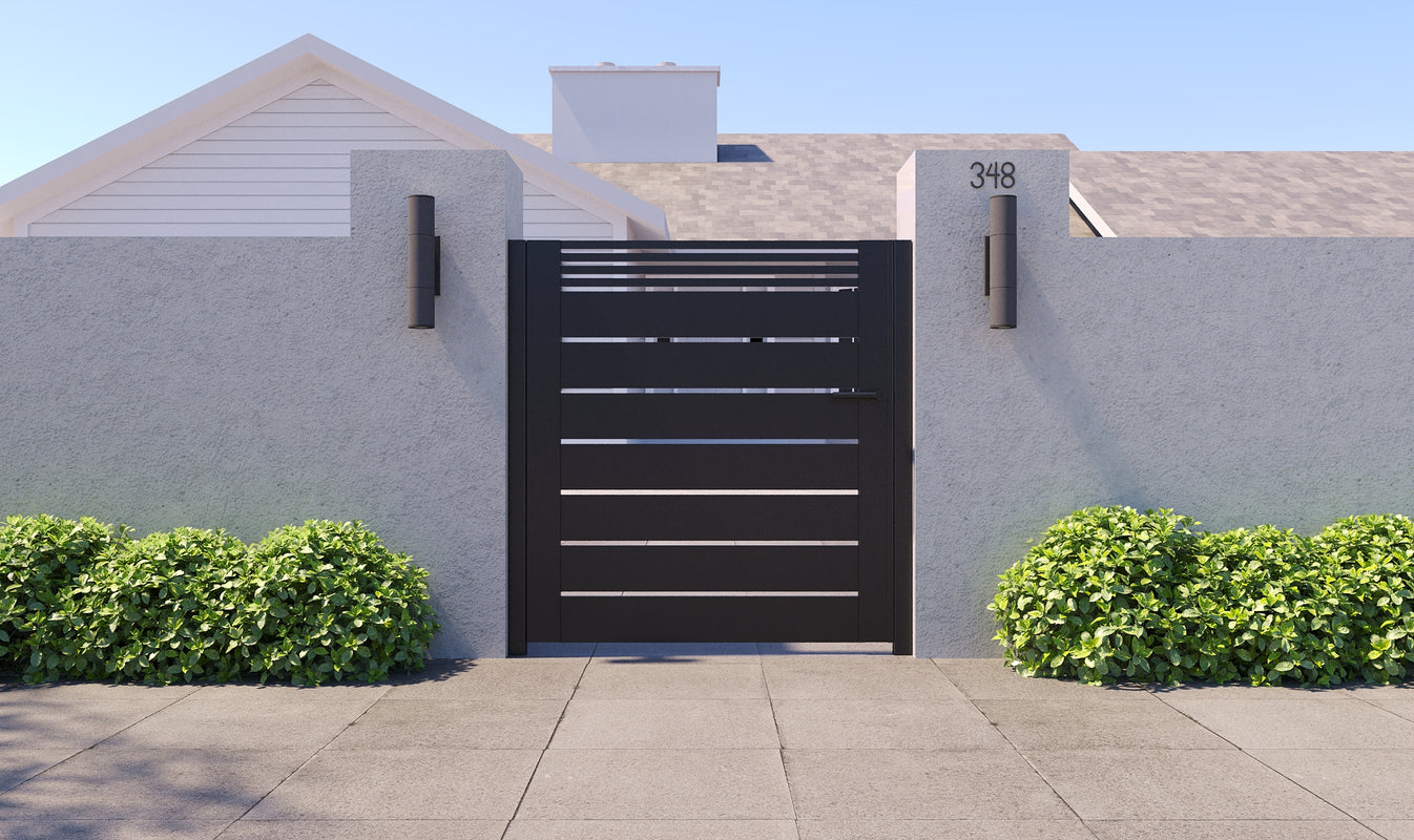 Alumission Aluminum Gate Kit. Powder Coated (Side Gate/Yard Gate) Dall ...