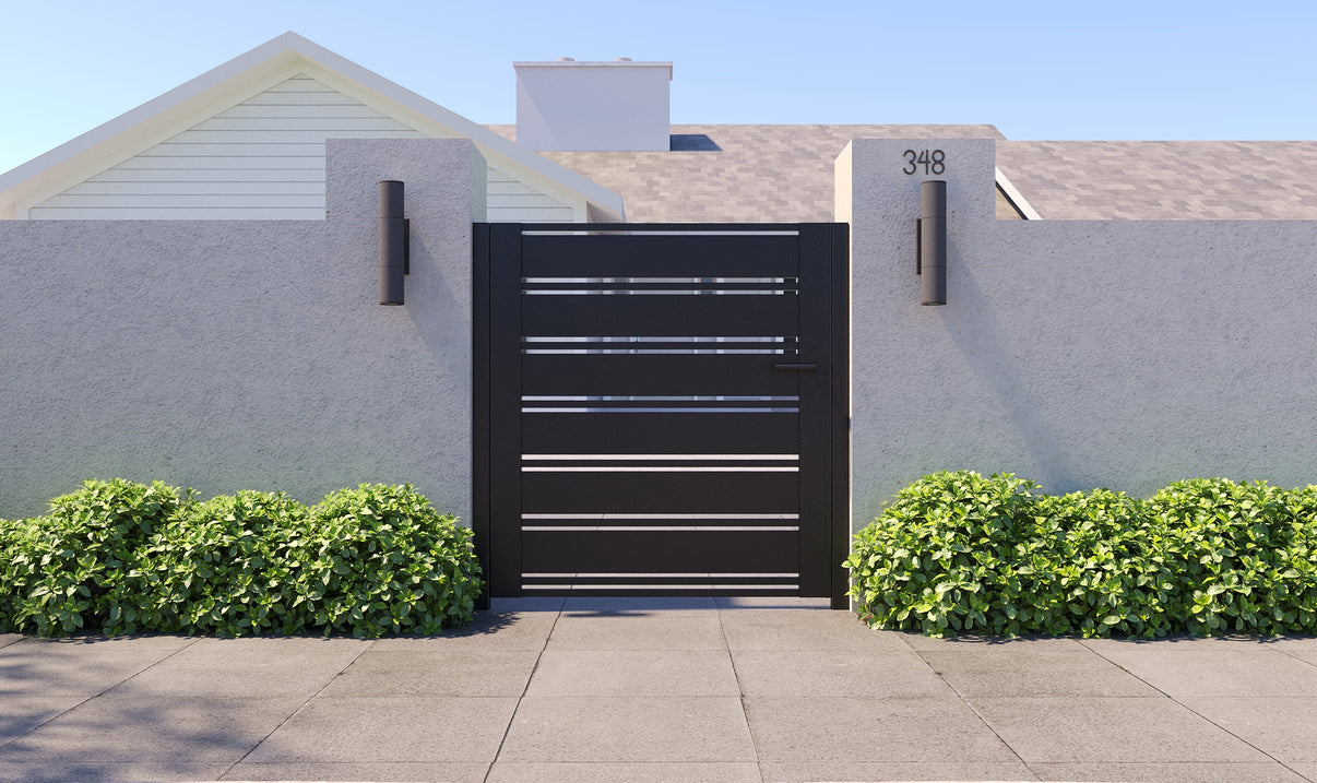 Alumission Aluminum Gate Kit. Powder Coated (Side Gate/Yard Gate) Miam ...