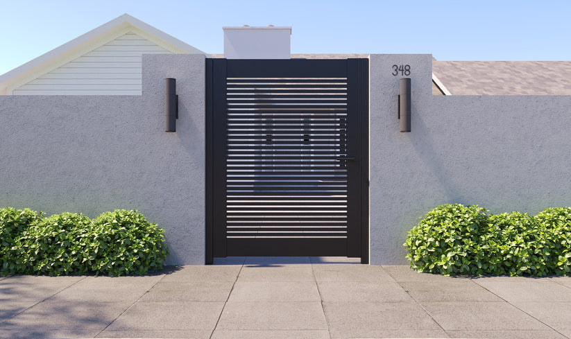 Alumission Aluminum Gate Kit. Powder Coated (Side Gate/Yard Gate) San – Alumission- Aluminum ...